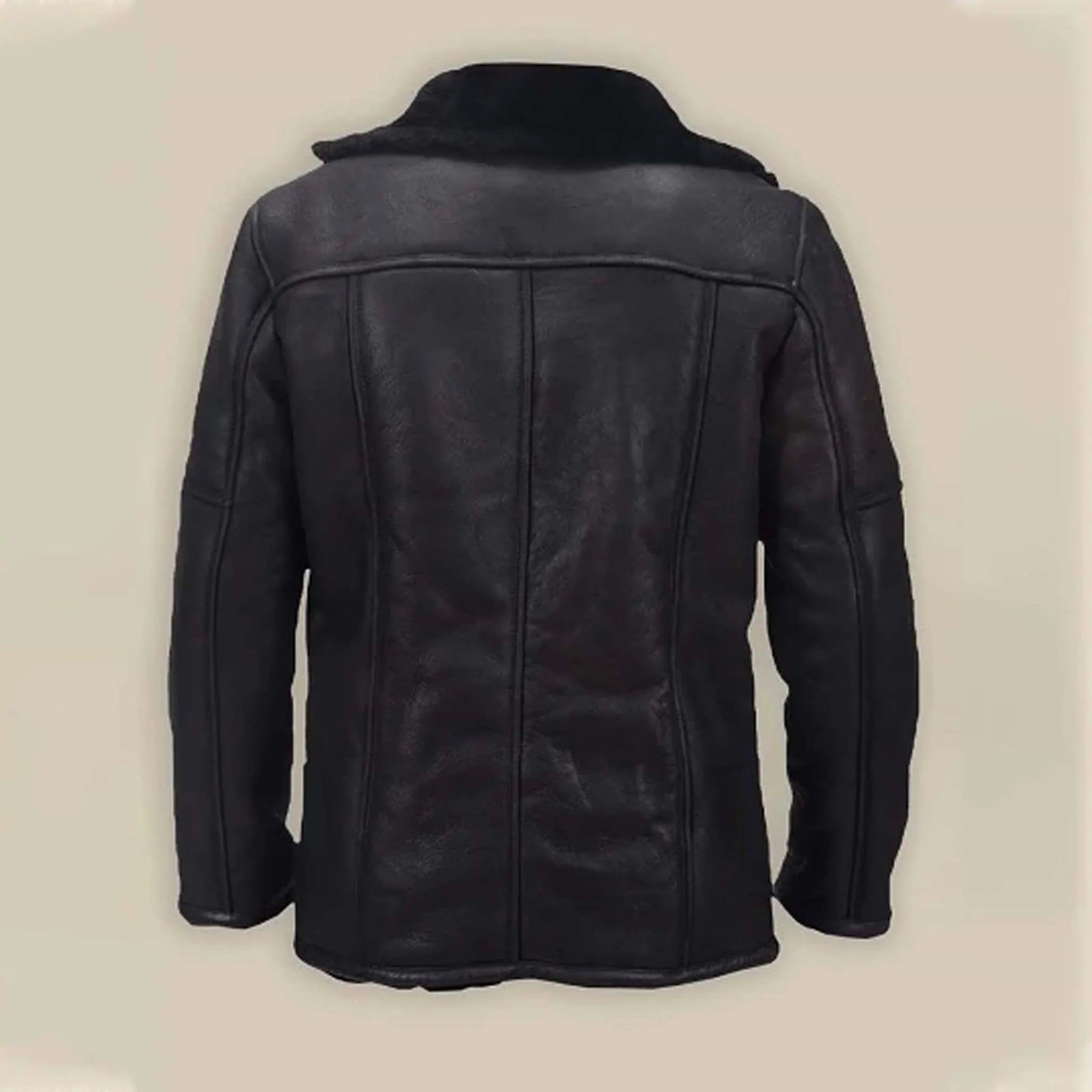 Krylos Men’s B6 RAF Bomber Jacket - Aviator Style Sheepskin Leather Sh – leathergang.com